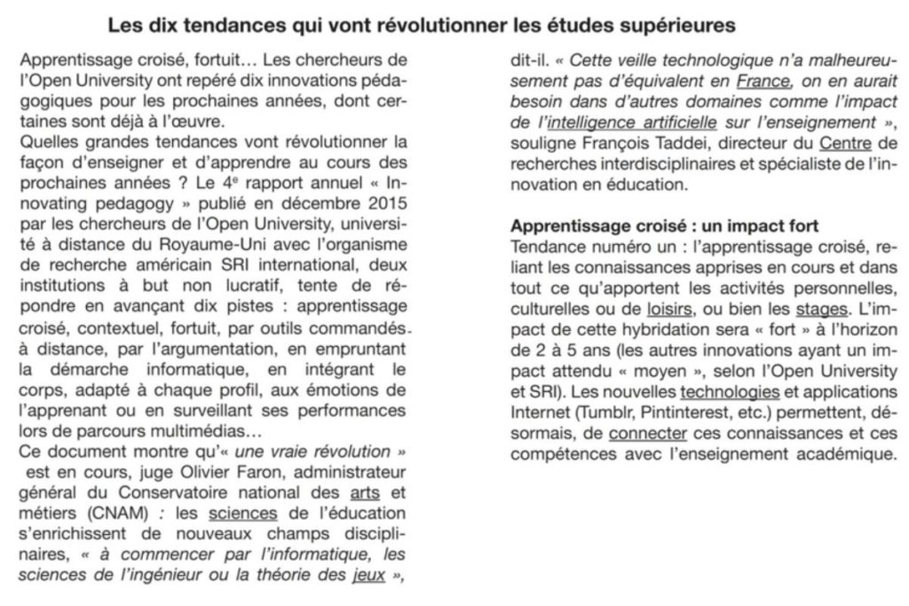 French text practice for comprehension and talk about technology to learn