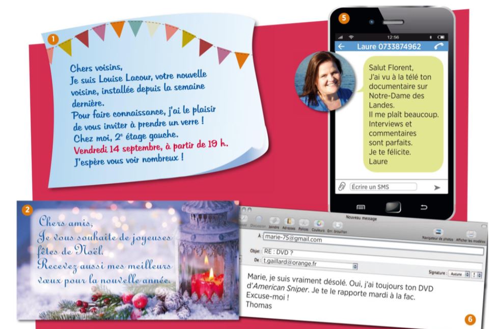 French communication - understanding a message (All levels)